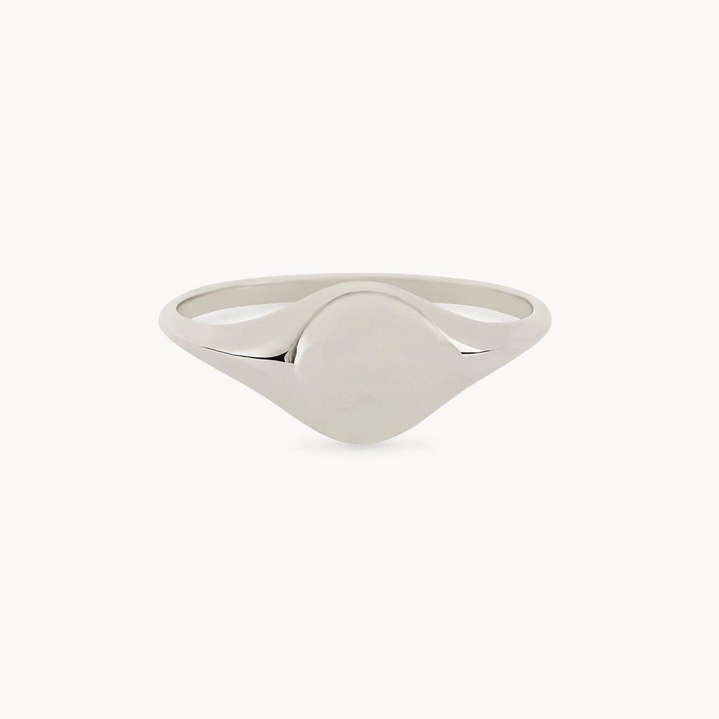 loyalty signet ring - sterling silver, engravable – bluboho