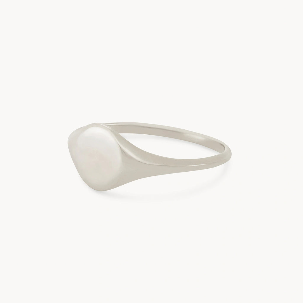 loyalty signet ring - sterling silver, engravable – bluboho